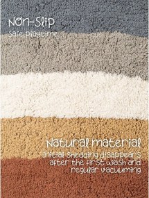 Krémový pratelný/ručně tkaný bavlněný dětský koberec 140x200 cm Snuggle Riva – Hanse Home
