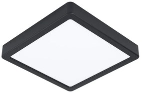 Černé LED stropní svítidlo 21x21 cm FUEVA 5 – EGLO