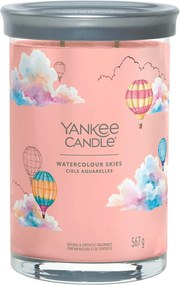 Yankee Candle vonná svíčka Signature Tumbler ve skle velká Watercolour Skies 567g