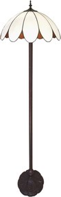 Stojací Tiffany lampa Arjean - Ø 46*166 cm