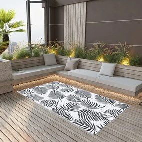 vidaXL Venkovní koberec ARAKIL 190 x 290 cm PP [317001] Barva: Vzor listí