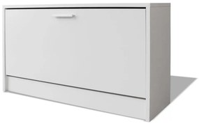 Psací stůl se zásuvkou a skříňkou bílý 100 x 40 x 73 cm 243058