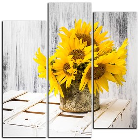 Obraz na plátně - Zátiší květ - čtverec 3148C (105x105 cm)
