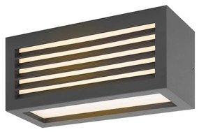 SLV 1002035 Box_L, venkovní nástěnné svítidlo LED 19W 3000K, antracit, 3000K, šířka 25cm, IP54