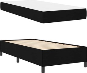 Postel s boxspringem Černá 90 x 200 cm textil 3398831