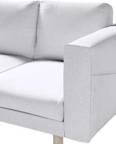 Potah na pohovku IKEA Norsborg 3-místná barva šedá látka pletený vzor