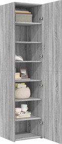 Skříň highboard šedá sonoma 45 x 42,5 x 185 cm kompozitní dřevo 3281411