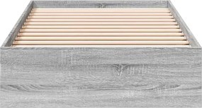 Rám postele se zásuvkami šedý sonoma 90x190 cm kompozitní dřevo 3280711