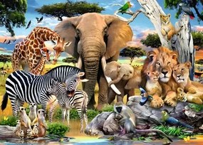 RAVENSBURGER Puzzle Mateřská láska XXL / 500 dílků / velké díly