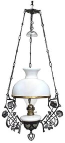 Závěsná petrolejová lampa 85 cm