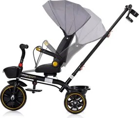 CHIPOLINO Tříkolka se stříškou Max Sport 2v1 Anthracite