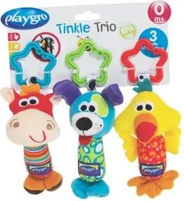 Playgro - Cestovní závěsné hračky 3ks / od 0 měsíců