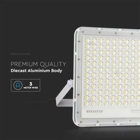 LED Venkovní solární reflektor LED/30W/3,2V 4000K bílá + DO