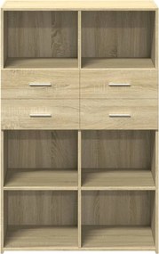 Skříň highboard dub sonoma 80 x 42,5 x 124 cm kompozitní dřevo 3281387