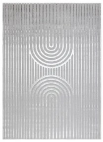 koberec LIRA E2557 geometrický, strukturální, moderní, glamour šedá velikost 200x290 cm | krásné koberce cz