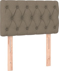 vidaXL Box spring postel s matrací 80 x 200 cm textil [3126441] Barva: Tmavě šedá