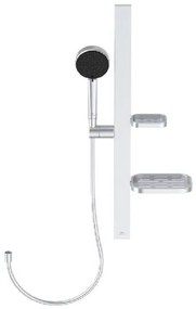 Ideal Standard ALU+ - Set sprchové hlavice, tyče a hadice, 2 proudy, stříbrná BD586SI