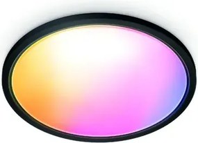 WiZ SuperSlim černá / Stropní LED svítidlo / 32W / 3750lm / 2700-6500K