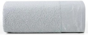 Ručník Metalic 50x90 stříbrný 485g/m2 froté Eurofirany