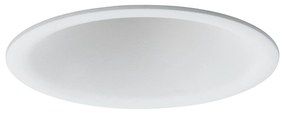 Paulmann 93416 LED Cymbal, bílá bodovka, 1x6,7W LED 2700K stmívatelná, prům. 7,7cm, IP44
