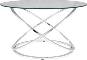 Casarredo - Komfort nábytek Kulatý konferenční stolek EOS B chrom/sklo
