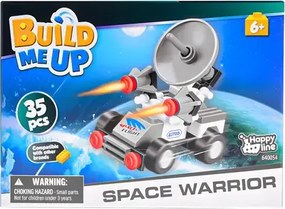 BUILDMEUP Stavebnice Space Warrior / 30-35 dílků / 4 varianty proveden