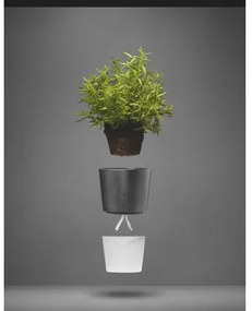Samozavlažovací květináč na bylinky tmavě šedý Eva Solo