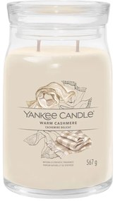 Yankee Candle – Signature svíčka Warm Cashmere (Hřejivý kašmír) Velikost: velká 567 g