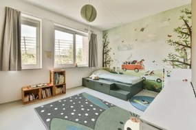Dětský koberec Lima 1316C šedý / olivový