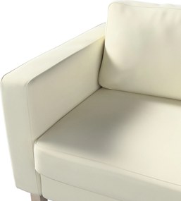 Potah na pohovku IKEA Karlstad, 3-místná, rozkládací barva krémová látka lesklé, sametová