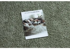 Dywany Luszczow Kusový koberec kulatý BERBER 9000, zelený Rozměr koberce: 120 cm KRUH