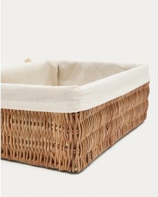 Ratanové košíky v sadě 2 ks 28x20x10 cm Indali – Kave Home
