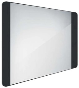 Nimco - Zrcadlo s LED osvětlením, 80x60 cm, hliník/černá ZPC 42003-90