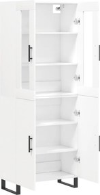 Skříň highboard bílá 69,5 x 34 x 180 cm kompozitní dřevo 3198233