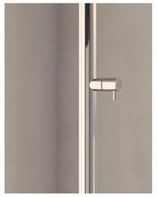 Fontealta Venkovní sprcha Skinny bez nezámrzného systému černý matný nerez bez ruční sprchy montážní box v podlaze
