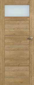 Interiérové dveře vasco doors BRAGA model 2 Průchozí rozměr: 70 x 197 cm, Orientace dveří: Levé dveře, Dekor: Dub Santa