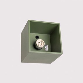 Sollux Lighting Stropní svítidlo QUAD 1 olivově zelené