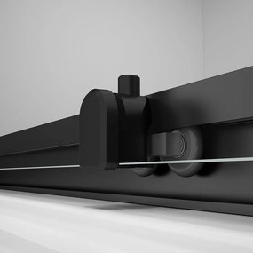 Polysan Polysan, EASY BLACK sprchové dveře 1400mm, čiré sklo, EL1415B