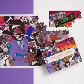 GALISON Oboustranné puzzle Romare Bearden x DreamYard / 500 dílků