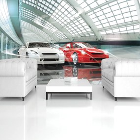 Fototapeta - Luxusní autosalon (254x184 cm)