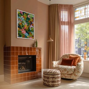 Tištěný obraz s rámem 50x70 cm Vivid Meadow – Styler