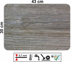 PokojovaDekorace.cz, Prostírání - 084, Suché šedé dřevo, 43x30cm