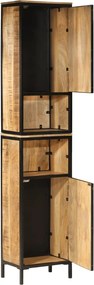 Koupelnová skříňka 40 x 27 x 180 cm železo a masivní mangovník 3217113