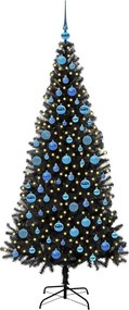 Vánoční stromeček Černá 180 cm PVC 3396485