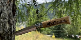 Opinel Animalia America Elk N°08 zavírací nůž 8,5 cm, 002627