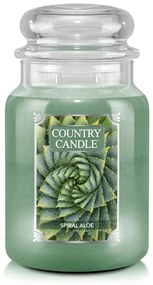 Country Candle Vonná Svíčka Spiral Aloe, 652 g