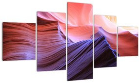 Obraz - barevný písek (125x70 cm)