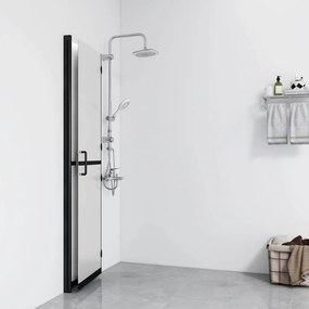 Skládací sprchová zástěna mléčné ESG sklo 90 x 190 cm 151194