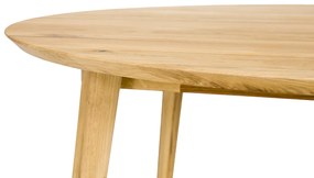 Drewmax ST382 120 oválný jídelní stůl masiv dub