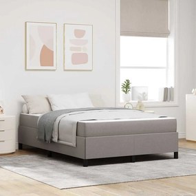 Postel s boxspringem Taupe 140 x 200 cm textil 3398868